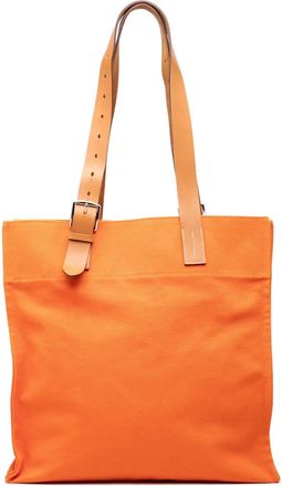 Herm&egrave;s 2014 Toile Etriviere Shopping tote bag - Braun