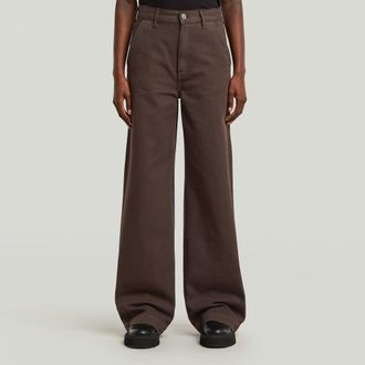 G-Star Deck 2.0 High Loose Chino - Braun - Damen