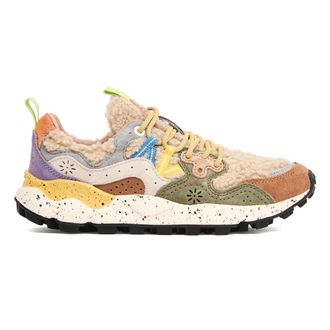 Flower Mountain Femme, Chaussures, Multicolore, Taille: 40 EU Baskets Beige Teddy Style Urbain