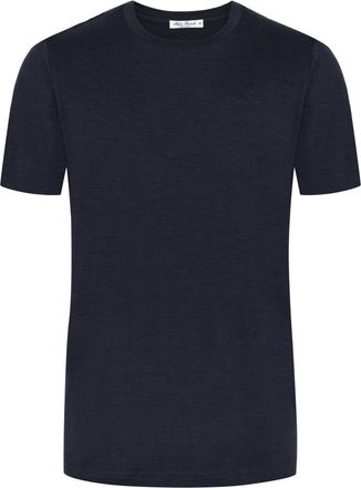 Stefan Brandt Glattes T-Shirt aus feiner Merinowolle in