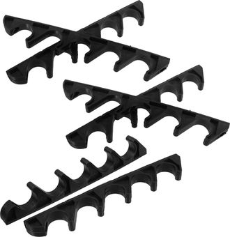 Amosfun 6 St&uuml;ck Teiliges Outdoor M&ouml;bel Versteller aus Robustem Kunststoff Balkon St&uuml;tzhalter f&uuml;r Liegestuhl und Gartenstuhl Wetterfester Universeller Balkon S