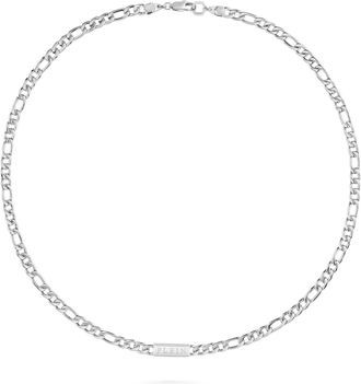 Philipp Plein Halsketten - Halskette Plein Icon Chain - Gr. unisize - in Silber - f&uuml;r Damen