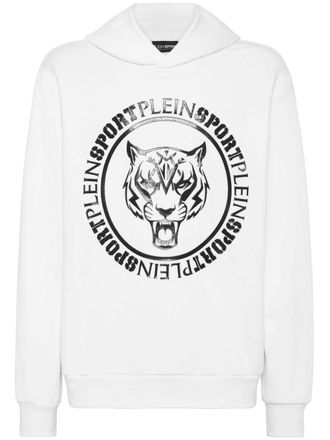 Plein Sport Carbon Tiger Hoodie - Weiß