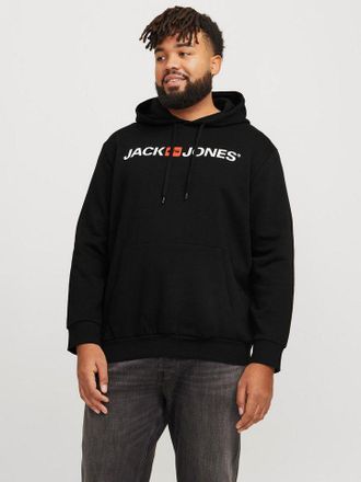 Jack & Jones Plus Size Kapuzensweatshirt JJECORP OLD LOGO SWEAT HOOD NOOS PLS mit Logo Print