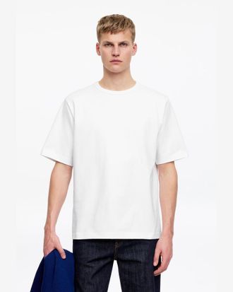 Arket Oversize-T-Shirt 270 GSM -Wei&szlig;