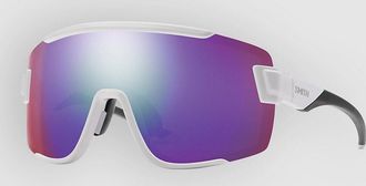 Smith Wildcat White +Bonus Lens Sonnenbrille chromapop violet mirror