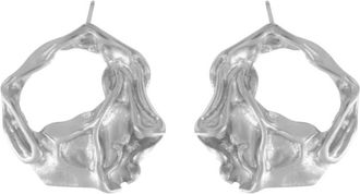 Dansk Copenhagen Courage Wasserdichte Ohrstecker mit offenem Kreis - - Accessories - Damen - Grau - ONE SIZE