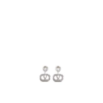 Valentino Garavani Femme, Accessoires, Gris, Taille: ONE Size Earrings