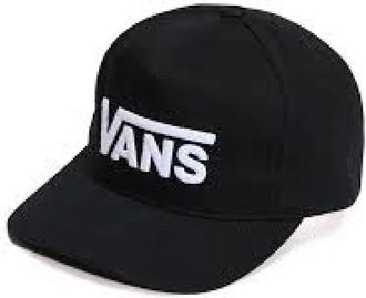 Vans Femme, Accessoires, Noir, Taille: ONE Size Drop V Logo Snapback Hat