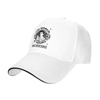 Generic Casquettes de Baseball masculines, Casquettes de Baseball, T-Shirt Scarface, Le Monde est &agrave; Vous, Casquettes Graphiques Hommes, Femmes en Plein air