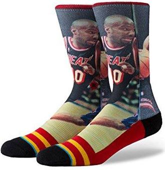 Stance Tim Hardaway Chaussettes Hommes -, Large/X-Large, Red