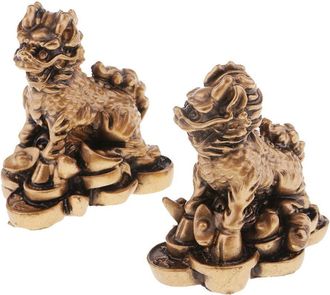 Perfeclan Qi Lin Statue Reichtum Figur Figur Dekor Einweihungsfeier wunschgeschenk