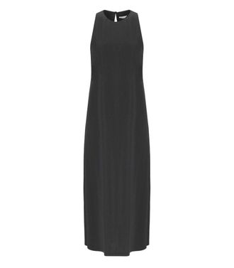 Harris Wharf London ROBE LONGUE SANS MANCHES NOIRE HARRIS WHARF LONDON