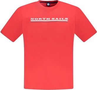North Sails Homme, Tops, Rouge, Taille: S T-shirt &agrave; Manches Courtes