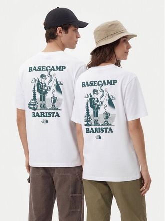 The North Face T-Shirt NF0A8JAA Wei&szlig; Relaxed Fit
