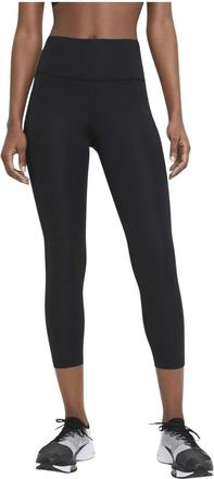 Nike Fast Mid-Rise Crop Lauf-Leggings - - Sport - Damen - Schwarzk - XS