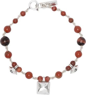 Isabel Marant bracelet à pendentif carré - Argent