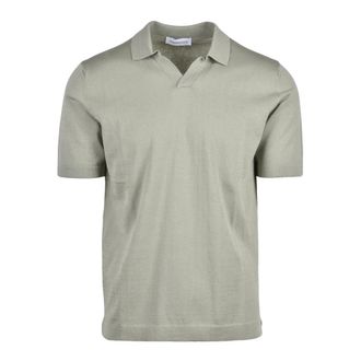 Bellwood Polo aus Pikee-Strick - - Tops - Herren - Gr&uuml;n - L