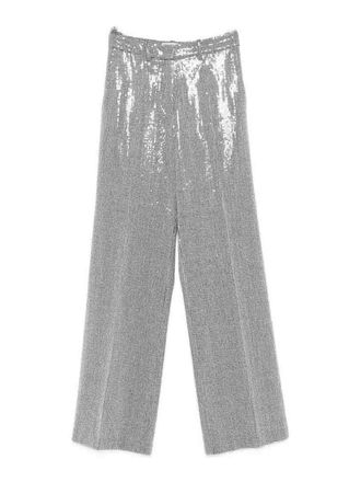 Ermanno Scervino Pantalons D&eacute;contract&eacute;s - Argent