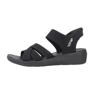 Skechers Femme, Chaussures, Noir, Taille: 40 EU Arya Flat Sandal