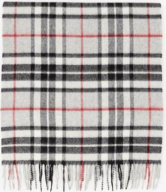 Saison 1865 Echarpe à carreaux en laine mérinos