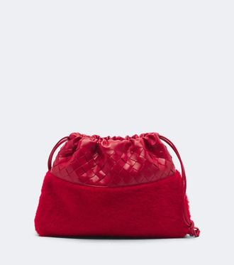Bottega Veneta Clutch Dustbag Small aus Leder