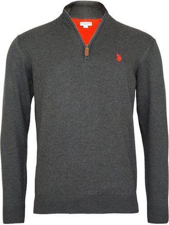 U.S.Polo Association Strickpullover Pullover Troyer Half Zip (1-tlg)