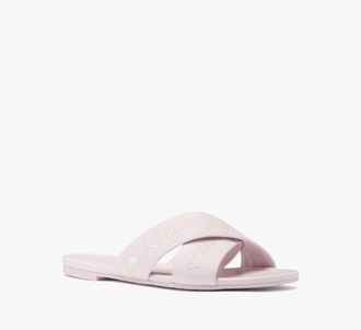 Kate Spade New York Kate Spade Piper Pantolette f&uuml;r Frauen in Blasser Amethyst, Gr&ouml;&szlig;e: 41 | Gemischtes Material