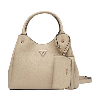 Guess Sac cabas Lorella Petit Mod&egrave;le - Femme - Sacs - Beige - Taille: ONE Size