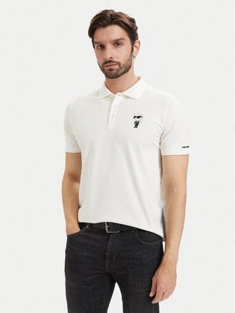 Karl Lagerfeld Poloshirt 745024 563221 Wei&szlig; Regular Fit