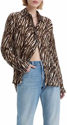 Levi's Damen Maeve Bluse, Tiger Ikat Almond Milk, XS