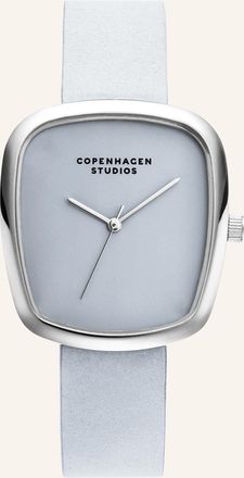 Copenhagen Copenhagen Studios Armbanduhr Aus Echtleder silber