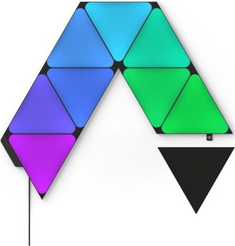 Nanoleaf Nanoleaf Kit de d&eacute;marrage Shapes Black Triangles (9 panneaux) 42 W Wi-Fi