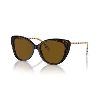Burberry Dunkel Havana/Braune Sonnenbrille - - Accessories - Damen - Braun - 54 MM