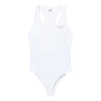 Emporio Armani Emporio Armani Ea7, Femme, Tops, Blanc, Taille: 38 FR Basic Hauts