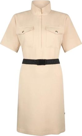 Liu Jo Femme, Robes, Beige, Taille: 42 FR Abito corto cintura