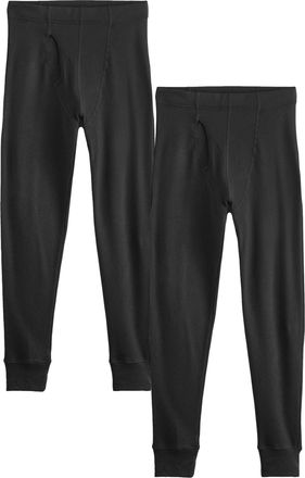 Next Herren Thermogen Leggings, 2er-Pack Schwarz M