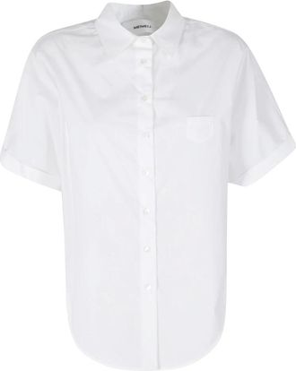 Meimeij Femme, Blouses et Chemises, Blanc, Taille: 38 FR Camicia