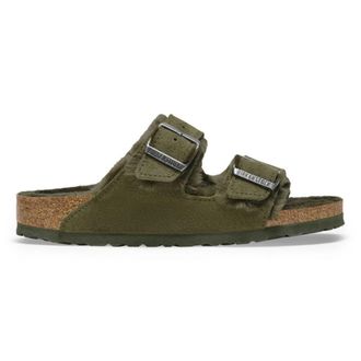 Birkenstock Shearling Arizona Sandalen - - Shoes - Herren - Gr&uuml;n - 37 EU