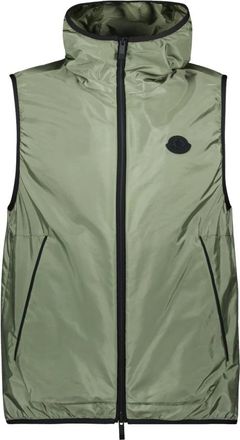Moncler Homme, Vestes, Vert, Taille: 3XL Moretan Vest