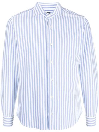 Fedeli chemise &agrave; rayures - Bleu