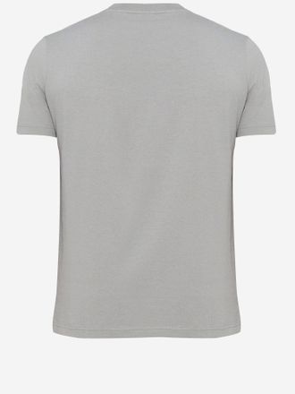 HUGO BOSS Mens T-Shirt Stretch Cotton Grey T-Shirts And Polos