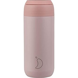 Chilly's Series 2 doppelwandiger Kaffeebecher aus Edelstahl in der Farbe Blush Pink mit einem Volumen von 500ml, B2B_C500S2BPNK