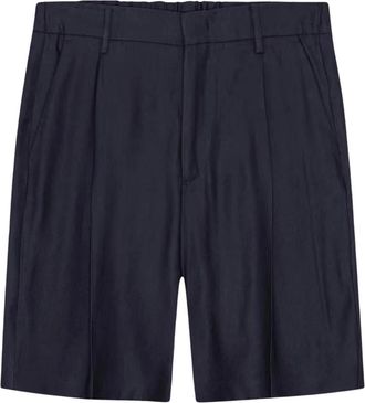 Nn.07 Nn07, Homme, Shorts, Bleu, Taille: W36 Linen Blend Shorts