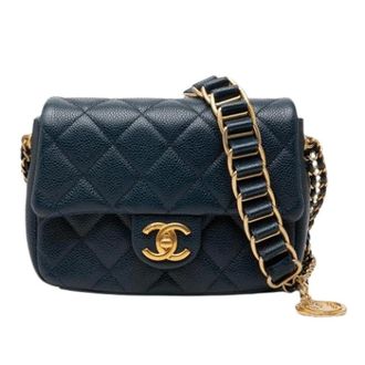 Chanel Pre-owned The Soul Sac Bandouli&egrave;re - Femme - Pre-owned - Bleu - Taille: ONE Size