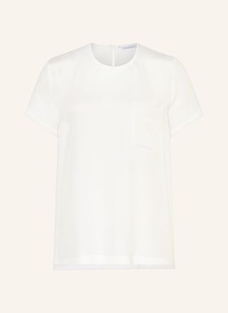Max Mara Blusenshirt Pagano Aus Seide weiss