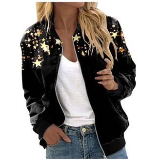 Generic Veste &agrave; paillettes pour femme - Manches longues - Paillettes - &Eacute;l&eacute;gante - Ouvert sur le devant - Veste tendance - F&ecirc;te festive - Cardigan - Grandes ta
