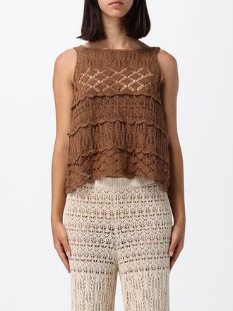 Semicouture Top Damen Farbe Beige