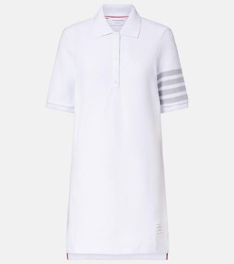 Thom Browne Polokleid 4-Bar aus Baumwoll-Piqu&eacute;