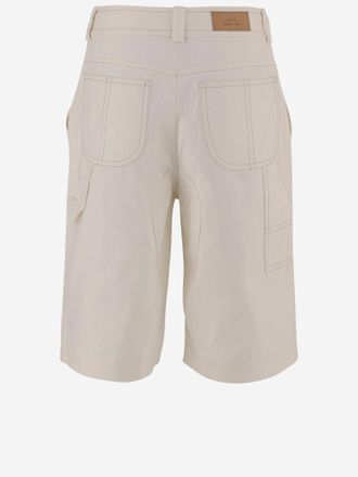 Ami Mens Shorts Cotton White